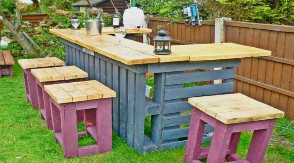 DIY - Bar en palette : 26 idées et photos pour le fabriquer vous même