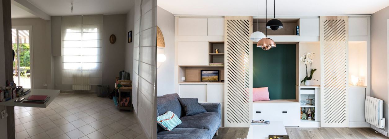 Home Staging Salon Avant Apres