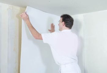 Pose De Toile De Verre Sur Mur