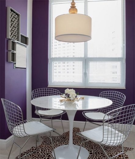 Couleur parme en déco : les meilleures associations de couleurs