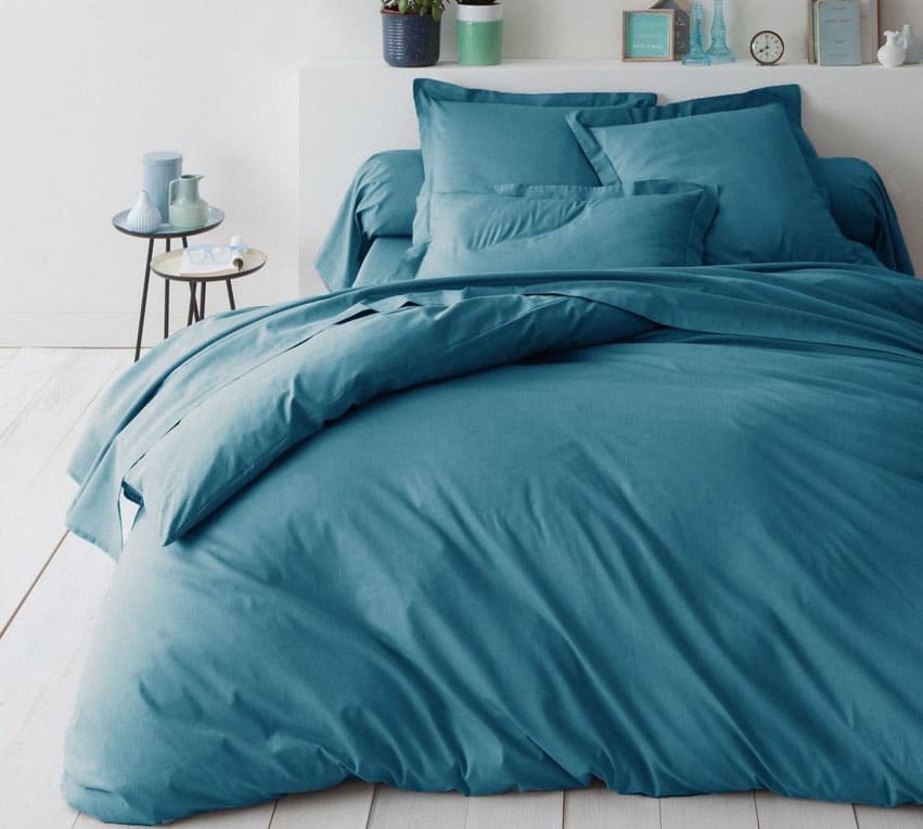 Housse Couette Bleu Canard