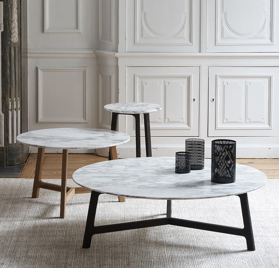 Table basse en marbre : 30 modèles pour une déco tendance et chic