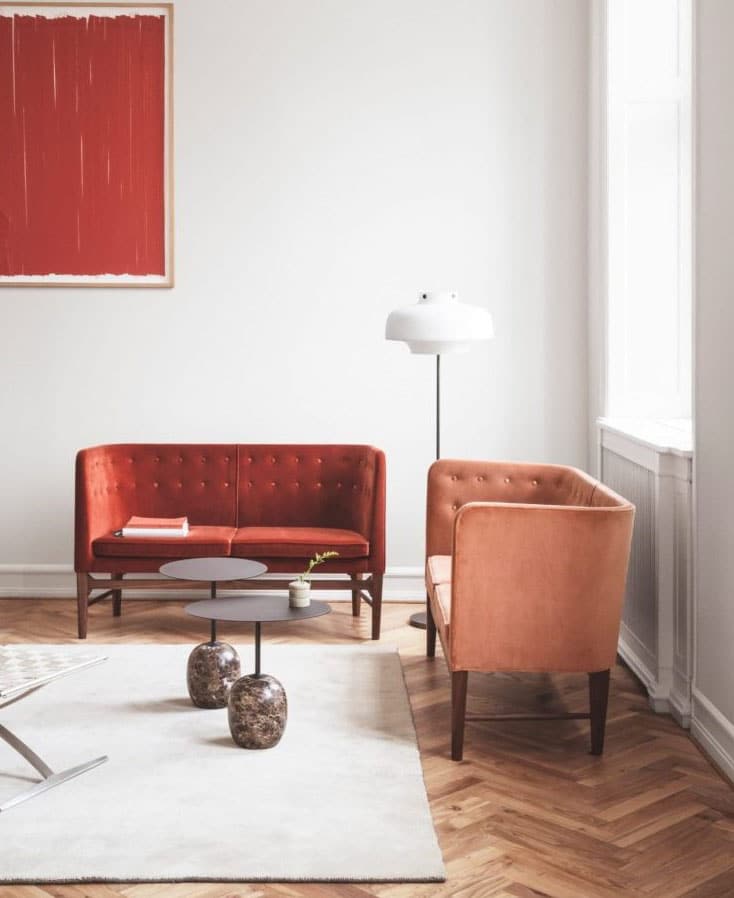 Couleur corail en déco : les 50 meilleures associations de couleurs