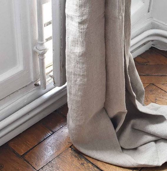 Rideaux couleur lin en décoration : les plus beaux modèles