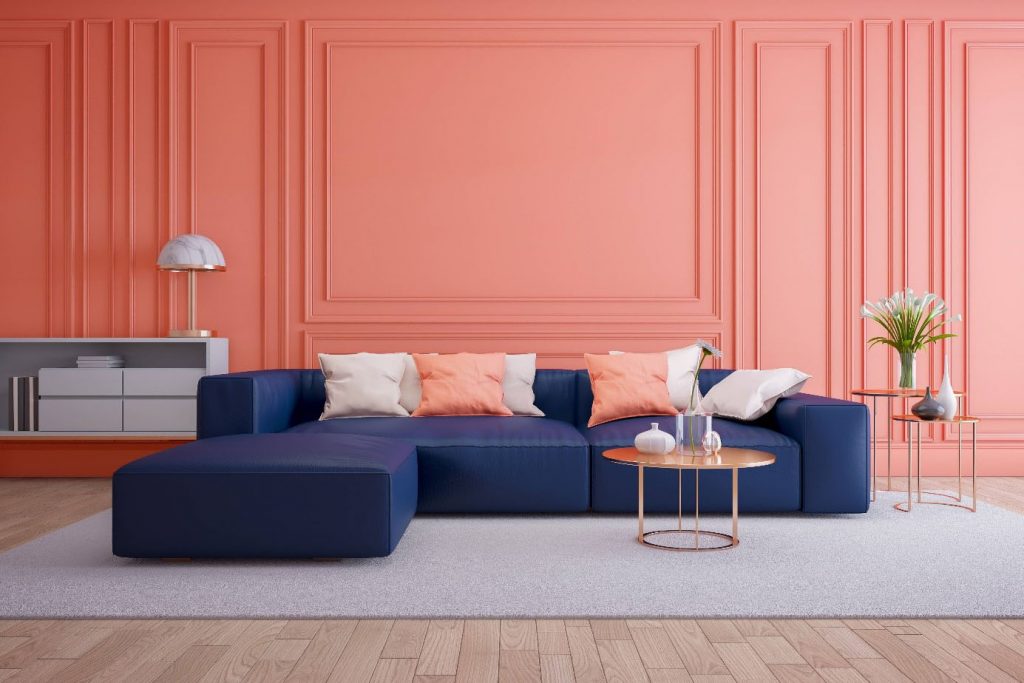 Couleur corail en déco : les 50 meilleures associations de couleurs