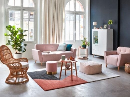 Couleur corail en déco : les 50 meilleures associations de couleurs