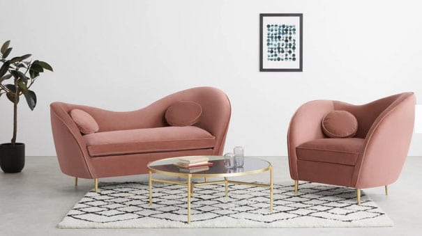 Fauteuil rose poudré : les plus beaux modèles sélectionnés pour vous