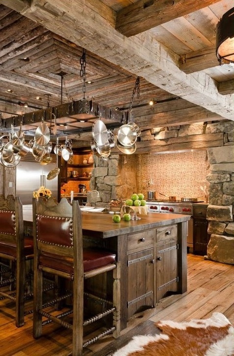 Cuisine rustique moderne : Sélection des plus beaux modèles