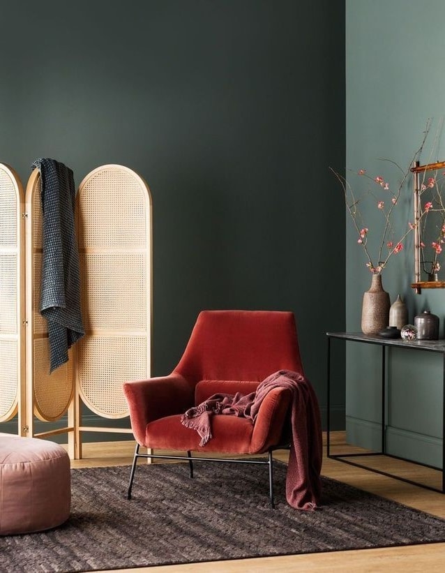 Ocre orangé en déco : Les meilleures associations de couleur